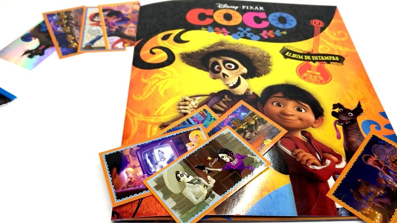 Unboxing de Album de Estampas Coco Disney•Pixar - Juegos Juguetes y ...