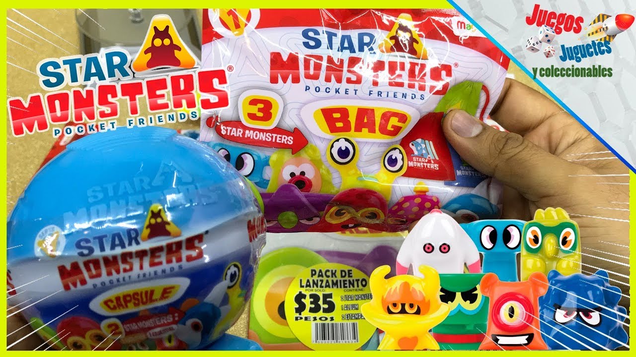 STAR MONSTERS Coleccion - Empaque Sorpresa - JJyC
