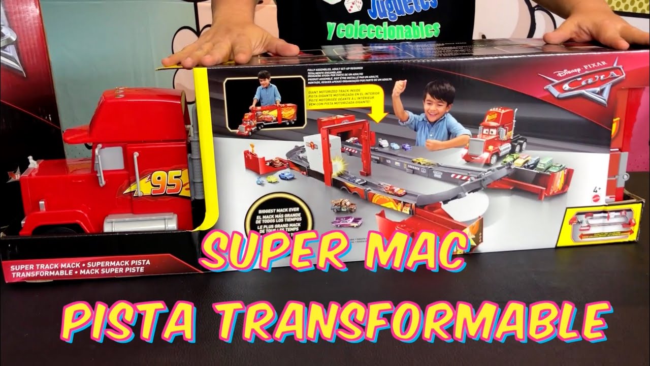 CARS SUPER MACK PISTA TRANSFORMABLE - Juegos Juguetes y Coleccionables