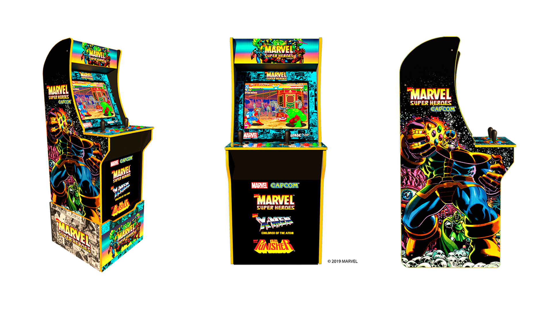 Arcade1Up lista la preventa de su arcade de Marvel Super Heroes ...