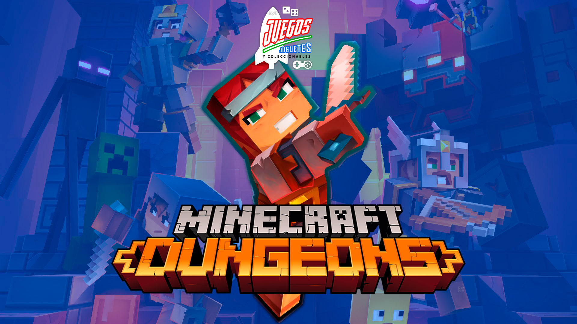 Minecraft Dungeons - Gameplay En Directo - Juegos Juguetes y Coleccionables