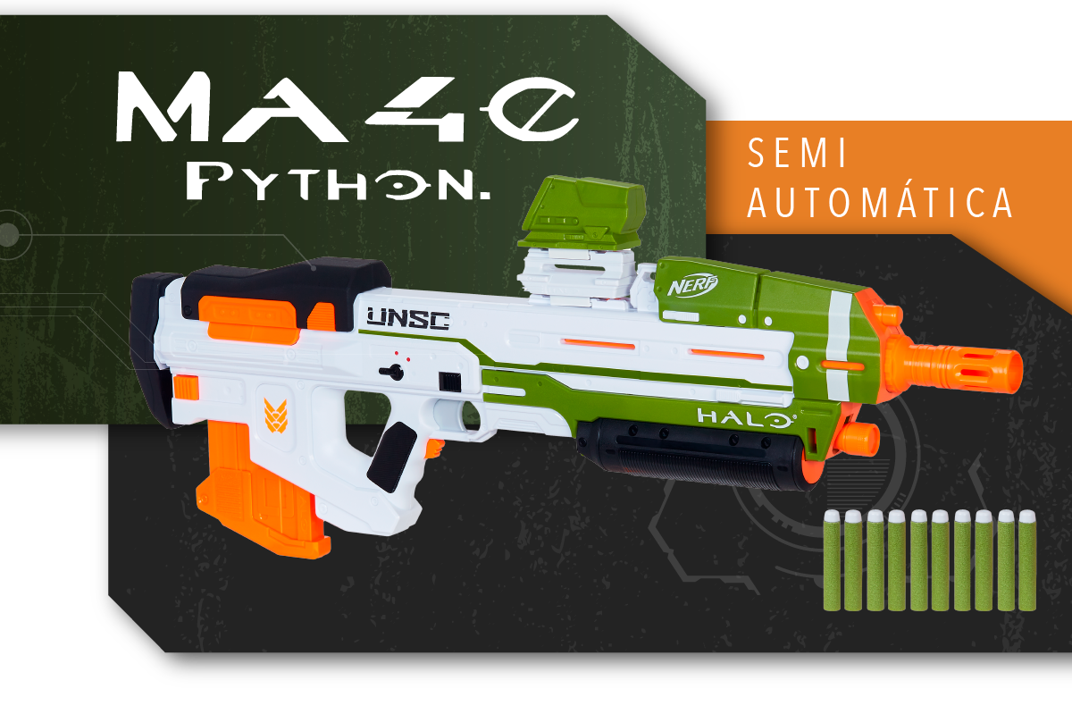 Nuevo Nerf MA40 Python de Halo Infinite - Juegos Juguetes y Coleccionables
